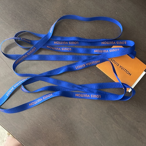 Louis Vuitton | Accessories | Louis Vuitton Tag And Ribbon 4 Long ...